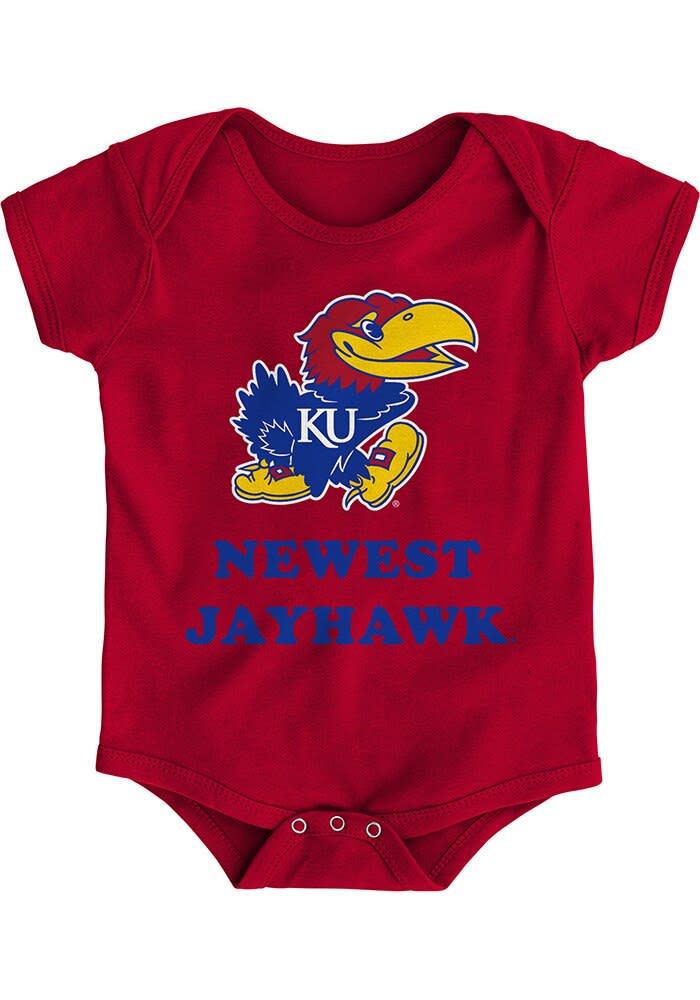 KU Jayhawks Kansas Jayhawks Red Baby Latest One One Piece - 13347518