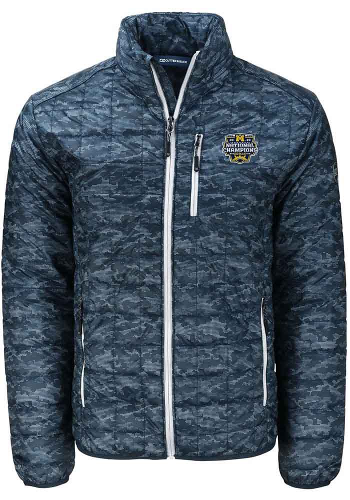 Cutter and Buck Mens NAVY Michigan Wolverines 2023 College Football ...