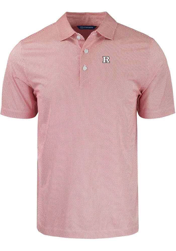 Cutter and Buck Rutgers Scarlet Knights Mens Pike Symmetry Red Short ...