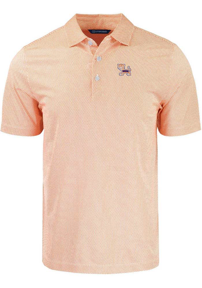 Cutter and Buck Clemson Tigers Mens Vault Pike Symmetry WHITE/COLLEGE ...