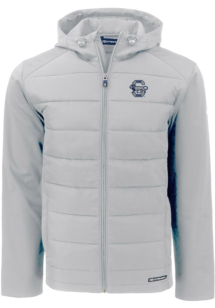 Cutter and Buck Penn State Nittany Lions Mens CONCRETE Vault Evoke Hood ...