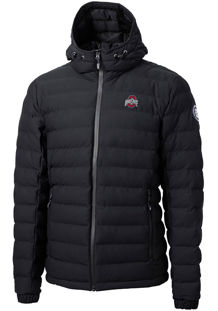 Cutter and Buck Mens BLACK Ohio State Buckeyes Mission Ridge Repreve ...