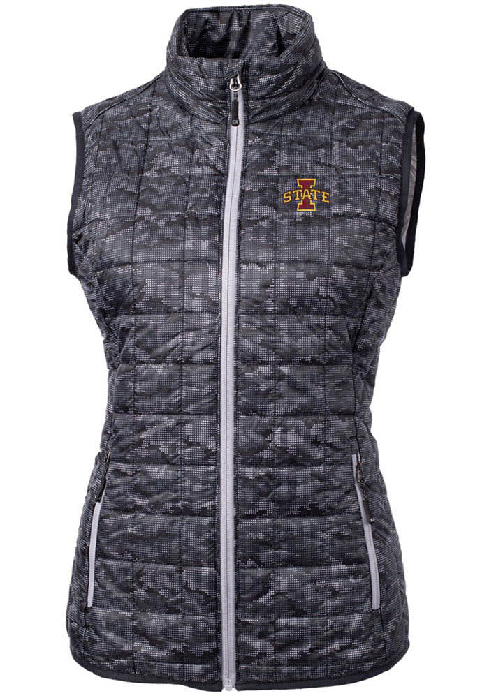 Iowa State Cyclones Cutter and Buck Womens BLACK Rainier PrimaLoft ...