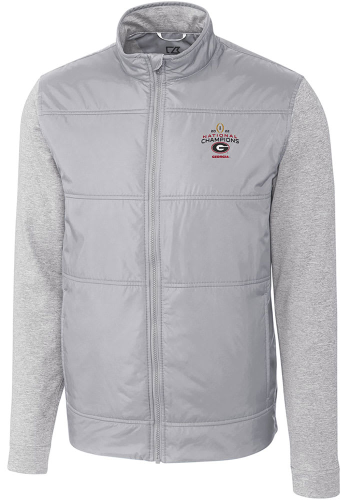 Cutter and Buck Bulldogs Grey 2022 CFP National Champions Stealth ...