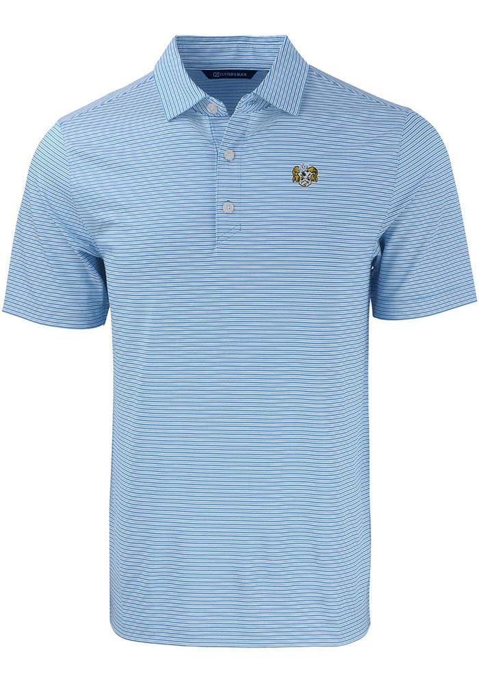 North Carolina Tar Heels Cutter and Buck LIGHT BLUE Forge Double Stripe ...