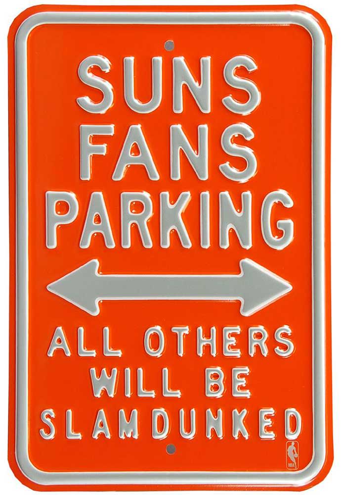 Phoenix Suns Slam Dunk Parking Sign ORANGE - 1360377