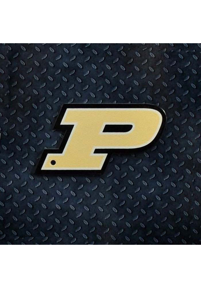 GOLD Purdue Boilermakers Steel Logo Magnet - 13610154