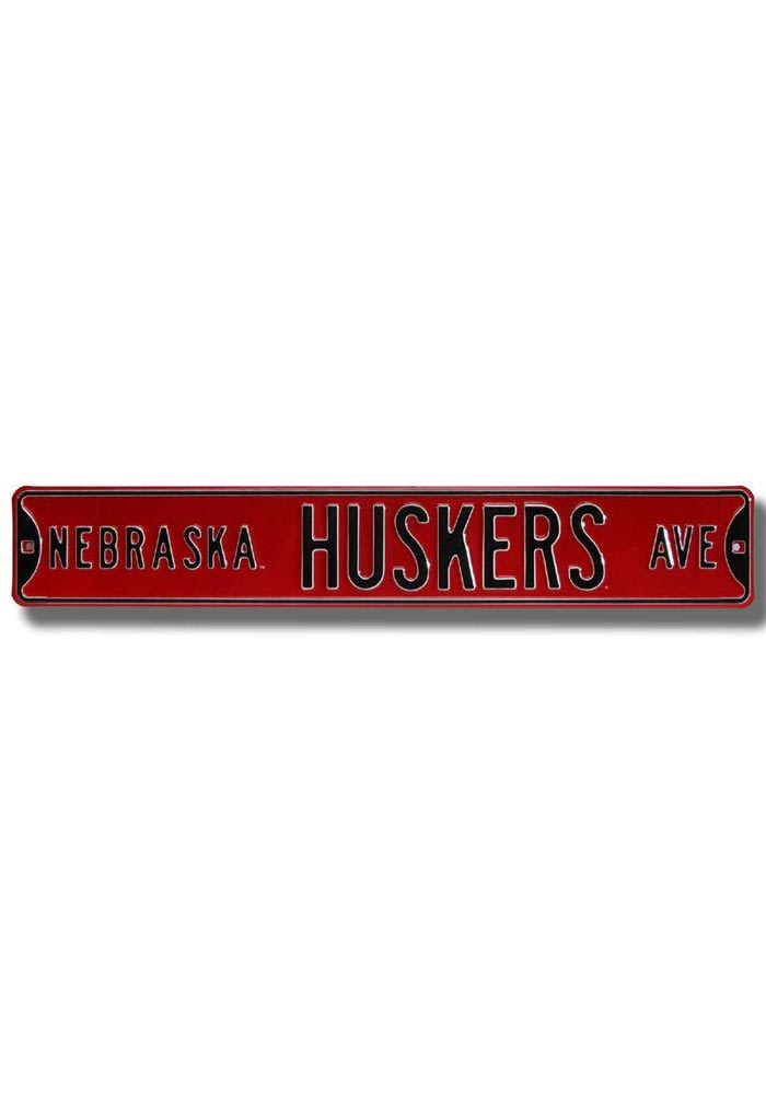 Nebraska Cornhuskers Red Huskers Ave Sign - 1361018
