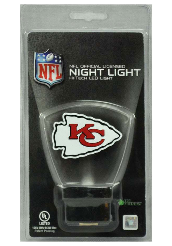 Kansas City Chiefs CLEAR LED Illuminated Night Light - 1361123