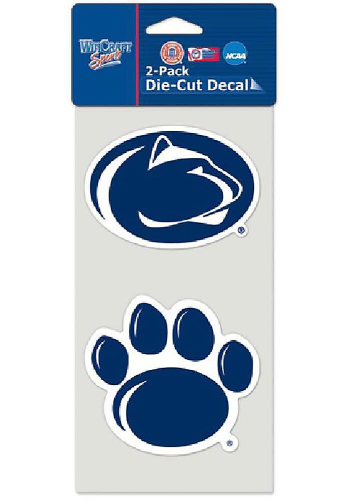 Penn State Nittany Lions NAVY 2PK Die Cut Auto Decal - 575201