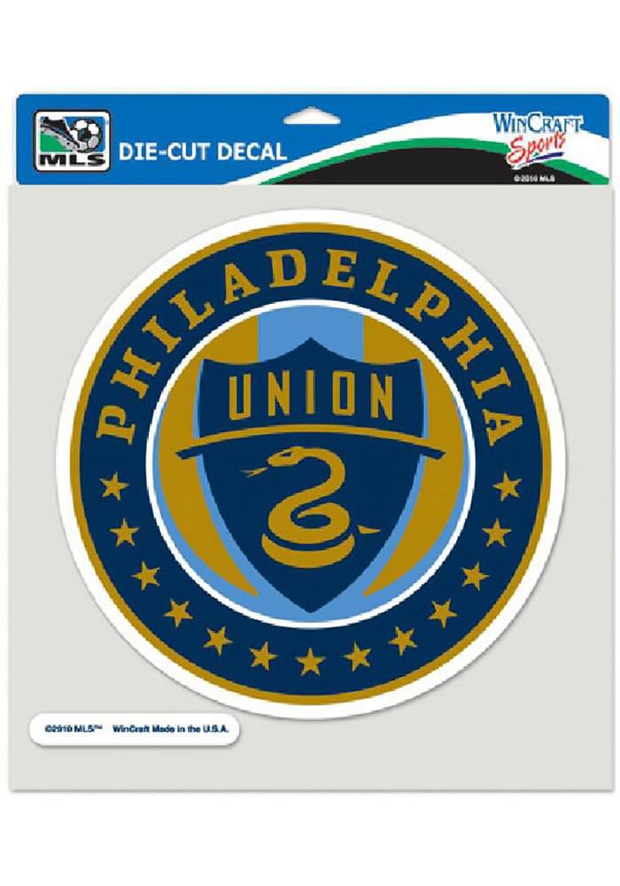 Philadelphia Union NAVY 8x8 Perfect Cut Auto Decal - 575299