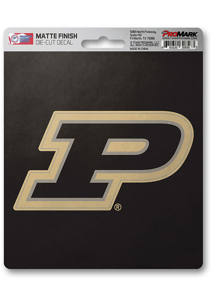 Purdue Boilermakers GOLD Matte Auto Decal - 1381327