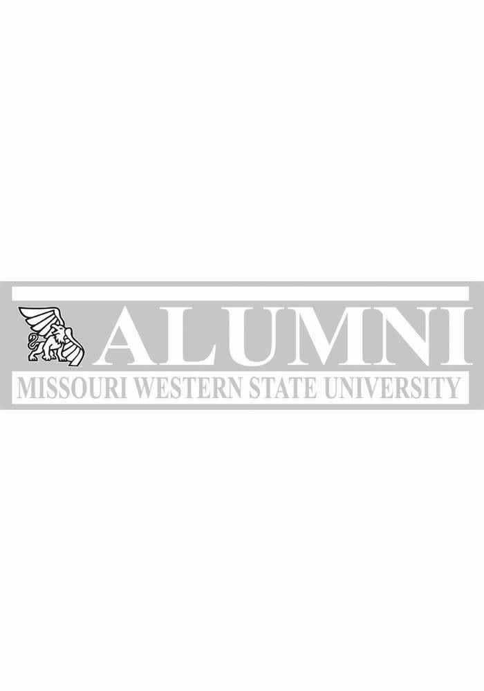 Missouri Western Griffons White 3x10 Alumni Auto Decal - 8032553