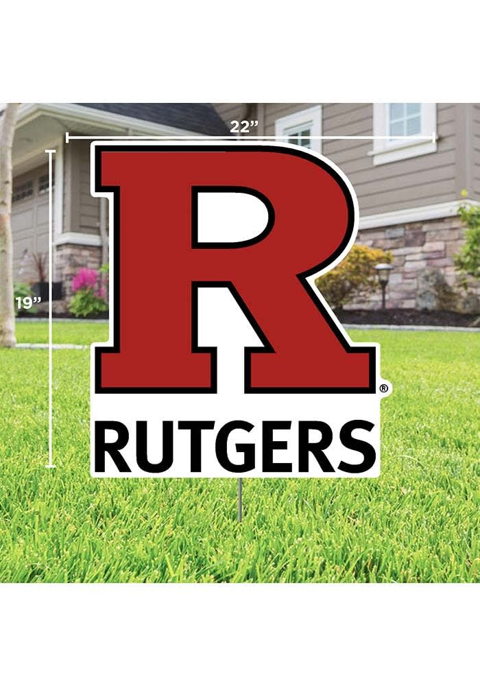 Rutgers Scarlet Knights Red Team Yard Sign - 13835848