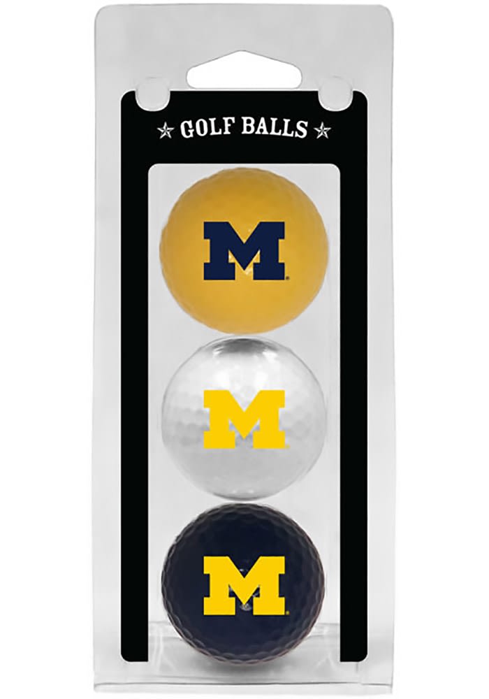 Michigan Wolverines BLUE 3 Pack Golf Balls - 13910412