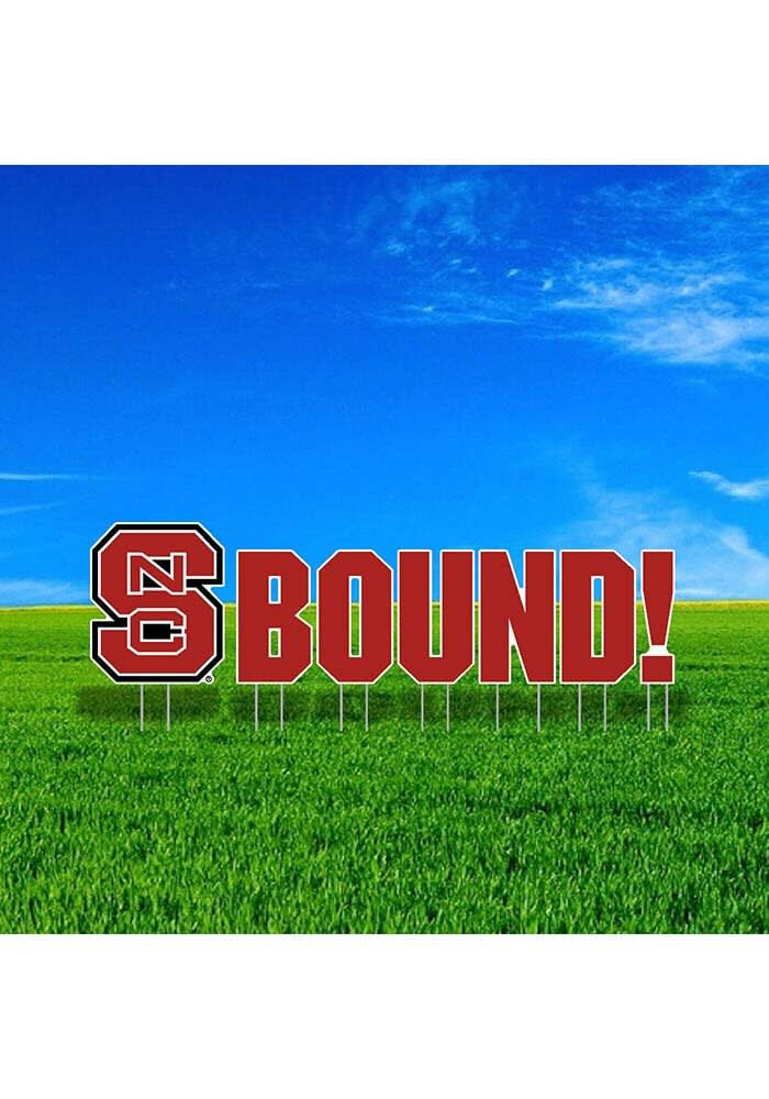 NC State Wolfpack RED Large Bound Yard Sign - 140499009