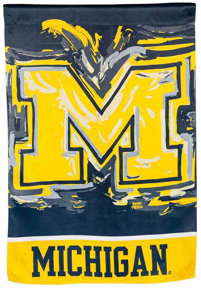 Michigan Wolverines BLUE Justin Patten Banner - 1411800