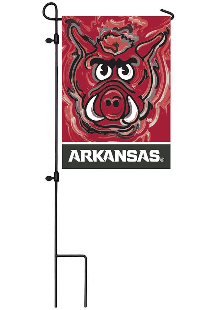 Arkansas Razorbacks Red Justin Patten Garden Flag - 1411868