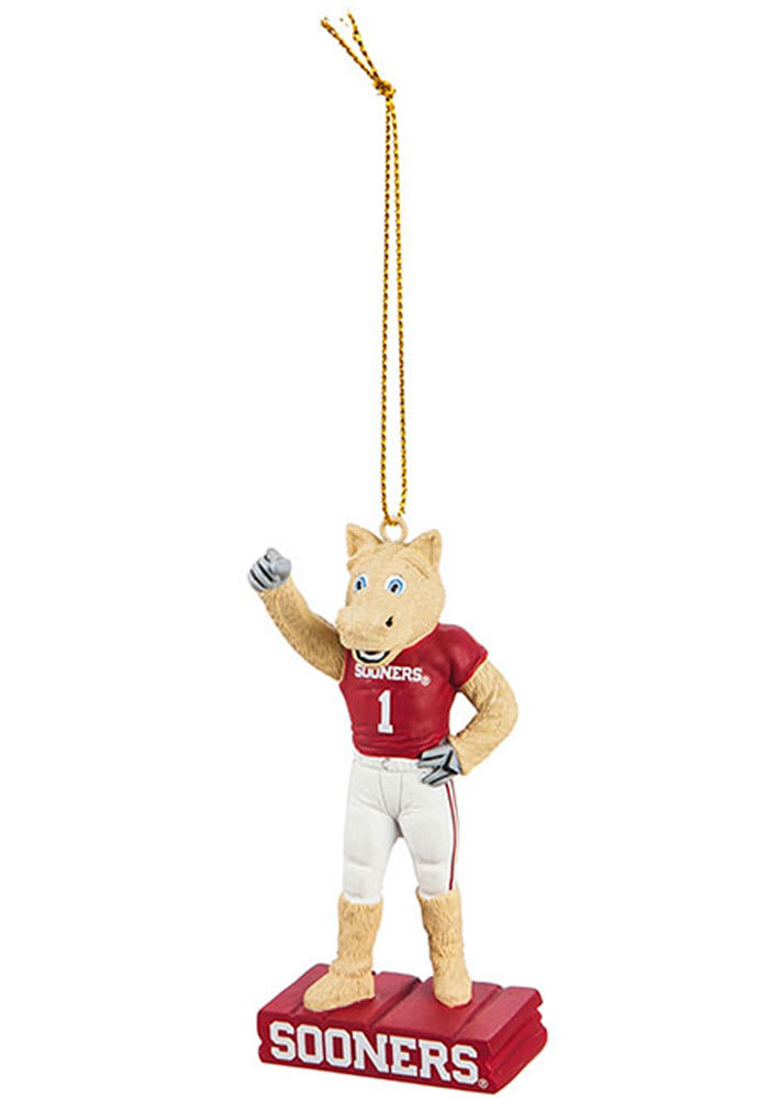 Oklahoma Sooners Red Team Mascot Ornament - 1412523