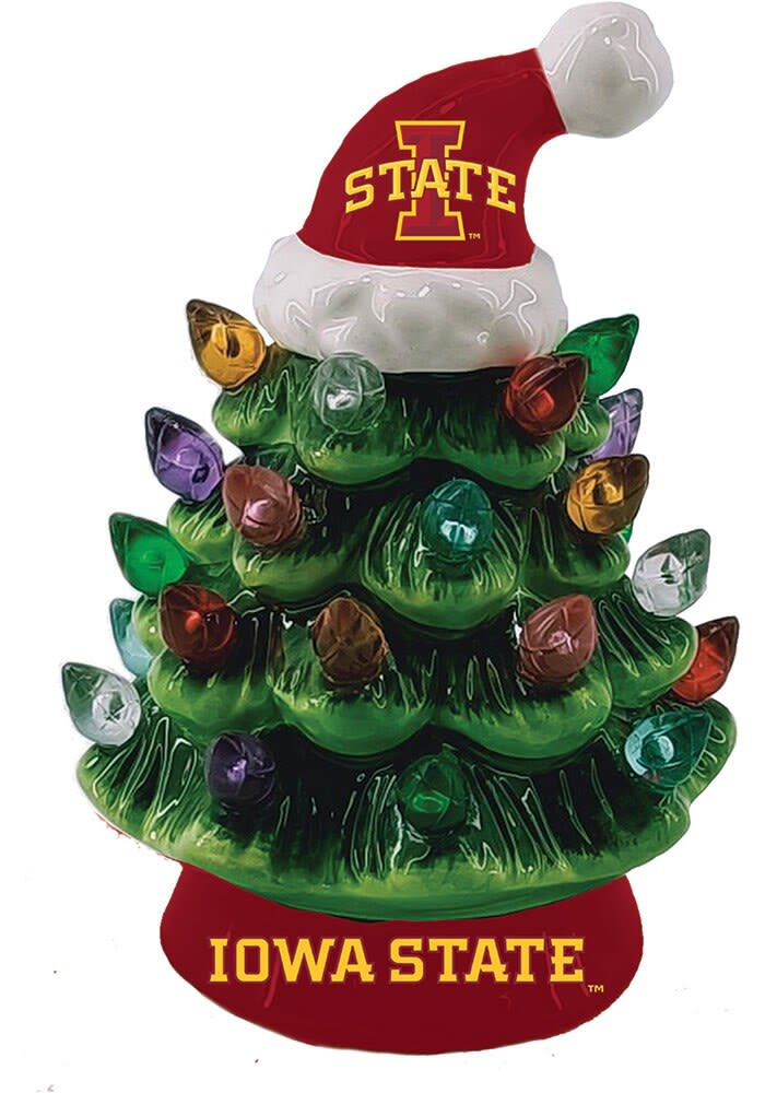 Iowa State Cyclones Red LED Christmas Tree Decor - 1412703