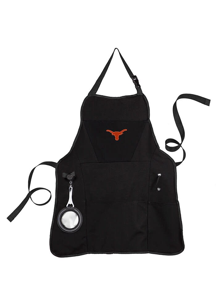 Texas Longhorns BBQ | Texas Longhorns Apron Deluxe Grilling - BLACK
