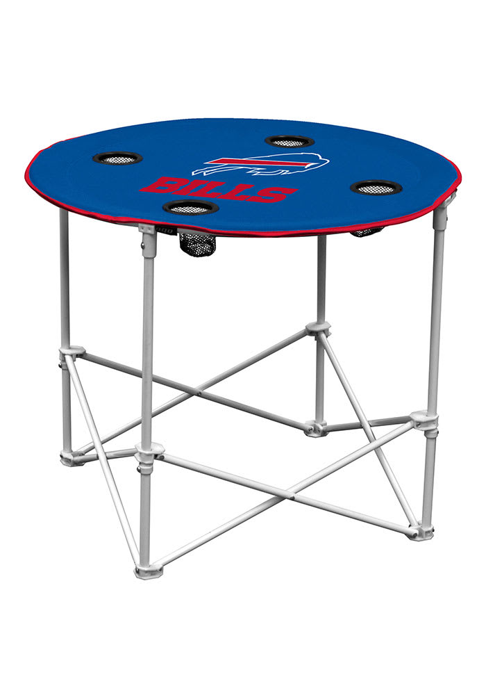 Buffalo Bills BLUE/RED Round Tailgate Table - 14132544