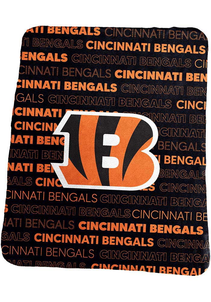Cincinnati Bengals ORANGE Classic Fleece Blanket - 14134841