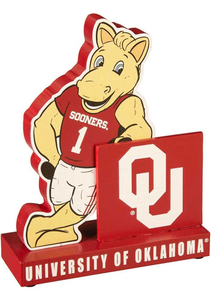 Oklahoma Sooners Red Mascot Logo Figurine - 1413524