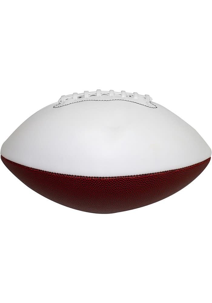 Logo Brands NFL Gear White Plain Official-Size Autograph Football - 1413545