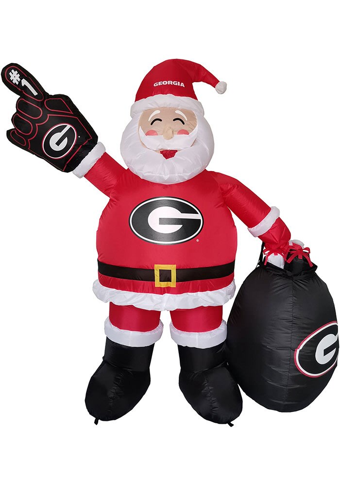 Georgia Bulldogs RED Outdoor Inflatable Santa
