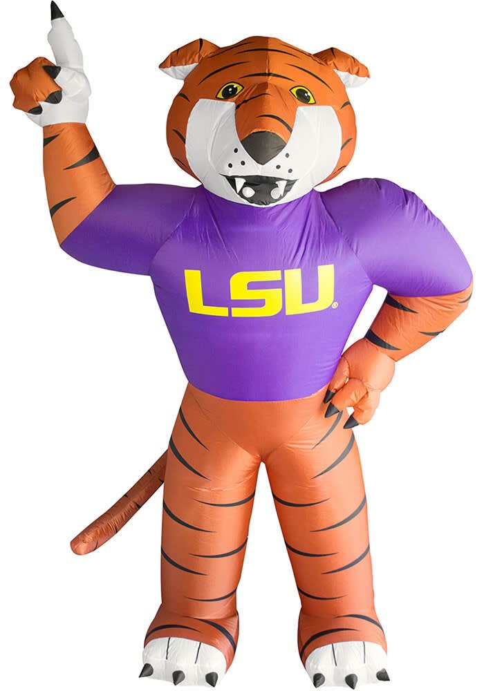 LSU Tigers PURPLE Outdoor Inflatable 7ft Mascot - 14136231