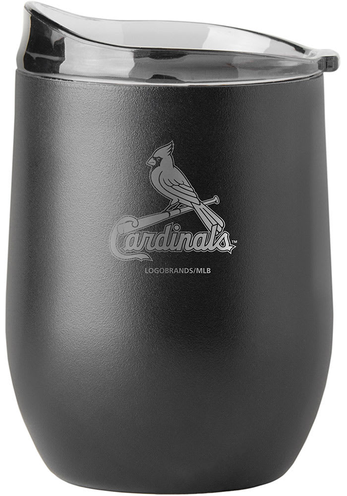 St Louis Cardinals BLACK 16oz Stainless Steel Stemless - 1413803