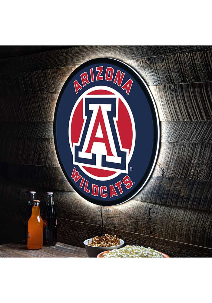 Arizona Wildcats 23 in Round Light Up Sign Red - 1414092