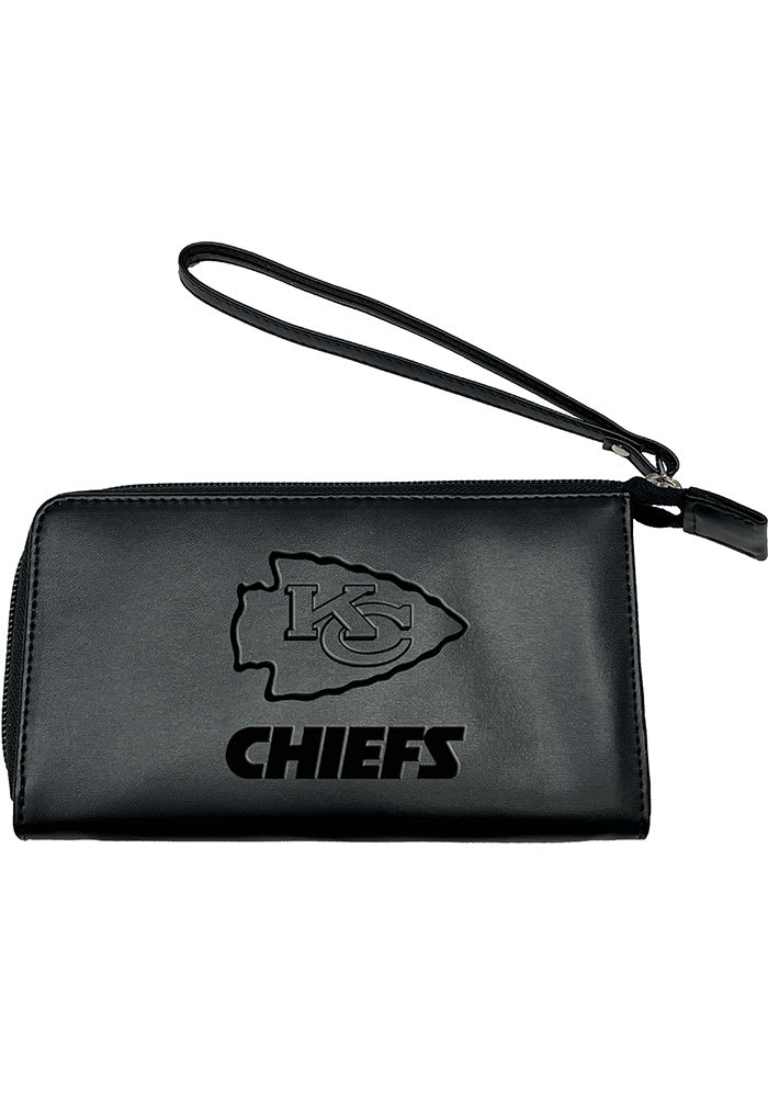 Kansas City Chiefs Wristlet Wallets - BLACK