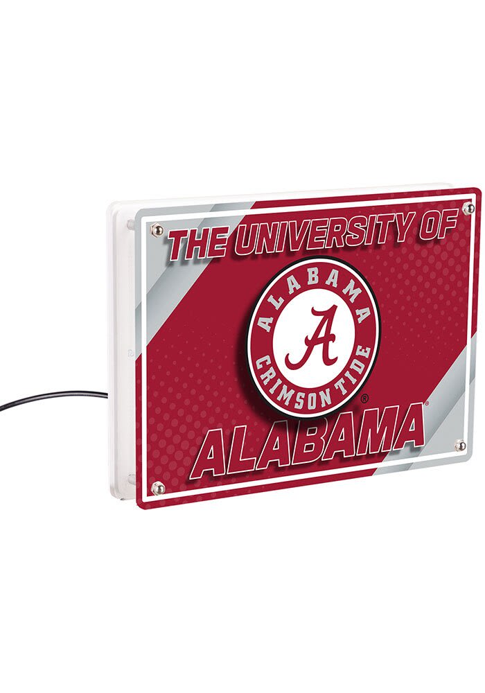 Alabama Crimson Tide CRIMSON LED Lighted Desk Accessory - 1415112