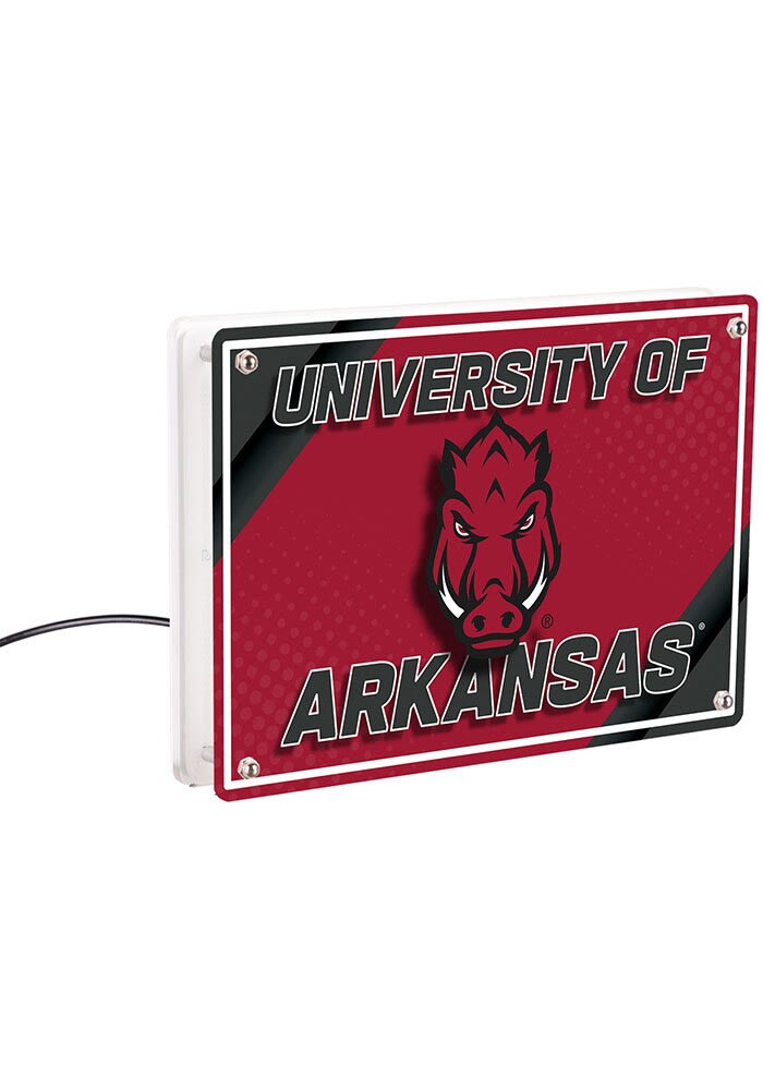 Arkansas Razorbacks CARDINAL LED Lighted Desk Accessory - 1415116