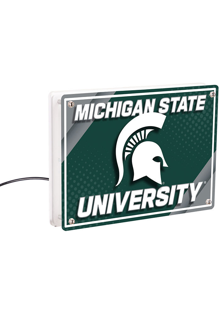 Michigan State Spartans GREEN LED Lighted Desk Accessory - 1415132