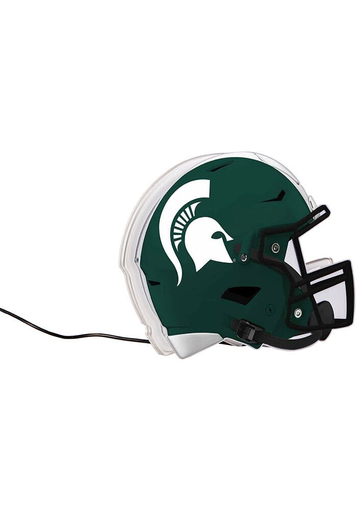 Michigan State Spartans GREEN LED Helmet Desk Accessory - 1415133
