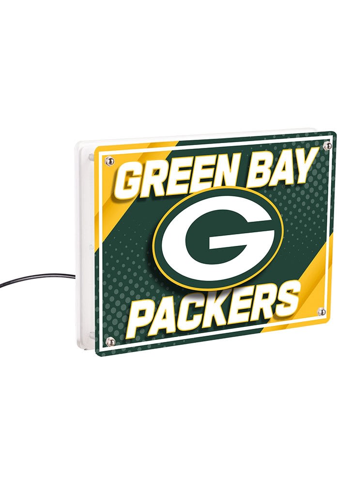 Green Bay Packers LED Lighted Desk Accessory - GREEN