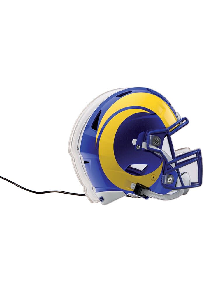 Los Angeles Rams BLUE LED Helmet Desk Accessory - 1415202