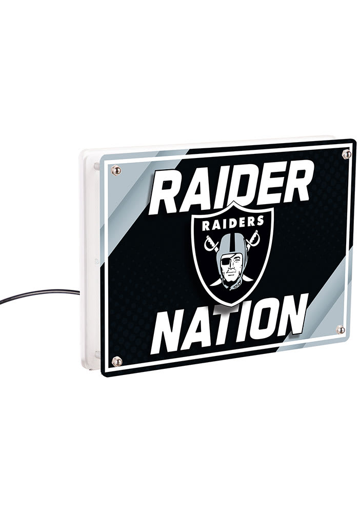 Las Vegas Raiders BLACK LED Lighted Desk Accessory - 1415203