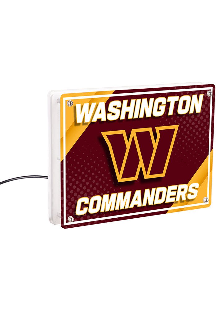Washington Commanders LED Lighted Desk Accessory - RED