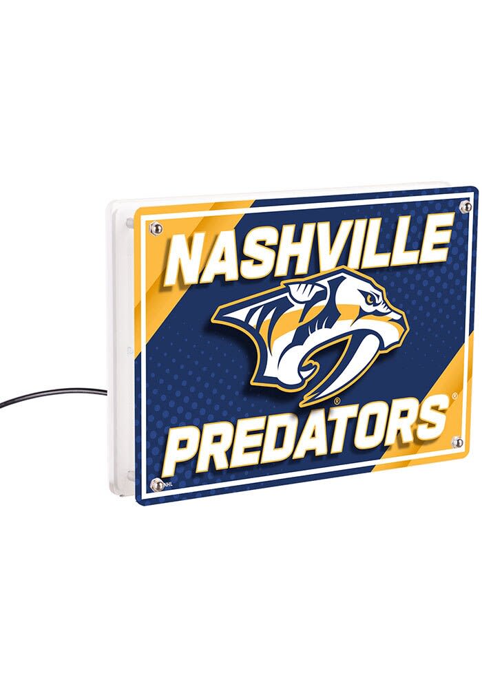 Nashville Predators LED Lighted Desk Accessory - YELLOW