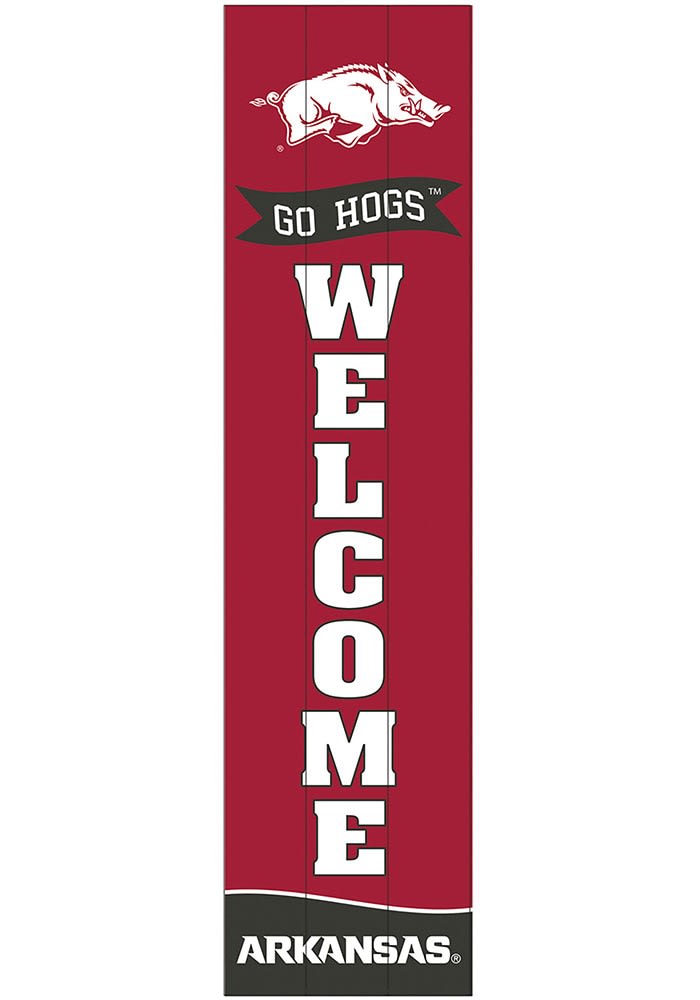 Arkansas Razorbacks Porch Leaner Sign CARDINAL - 1415284
