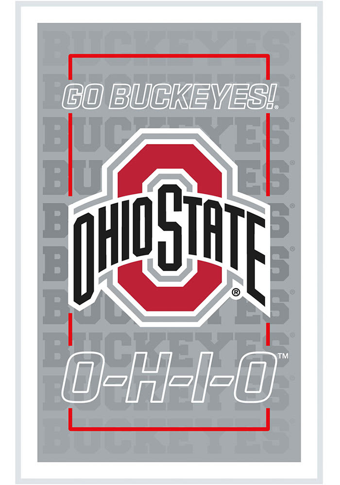Ohio State Buckeyes LED Lighted Wall Sign Red - 1415310