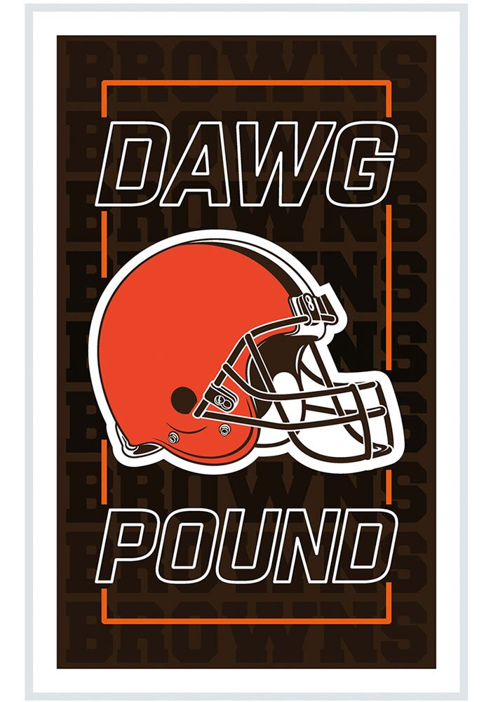 Cleveland Browns LED Lighted Wall Sign BROWN - 1415347