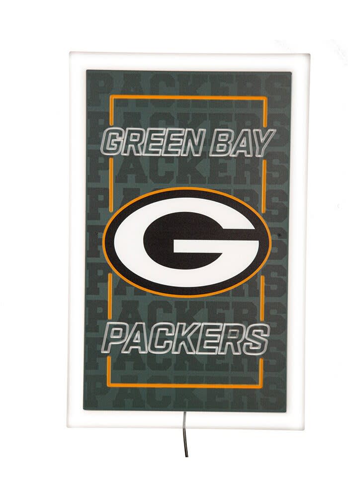 Green Bay Packers LED Lighted Wall Sign GREEN - 1415355