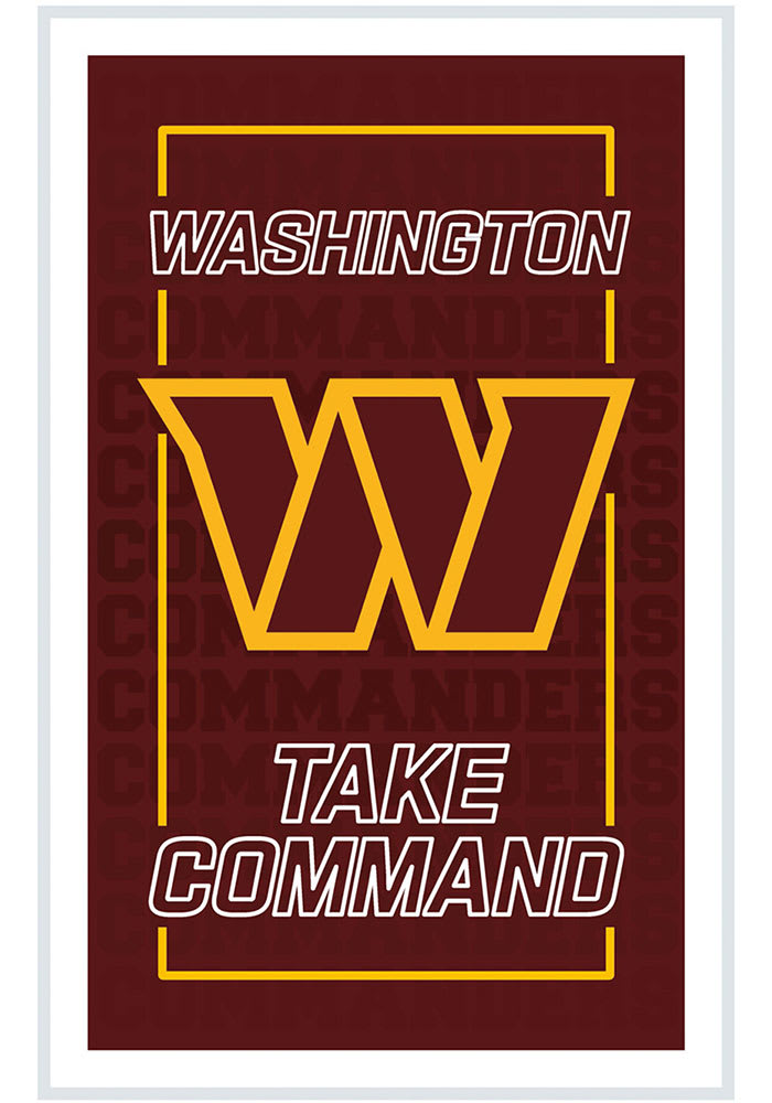 Washington Commanders LED Lighted Wall Sign Red - 1415390