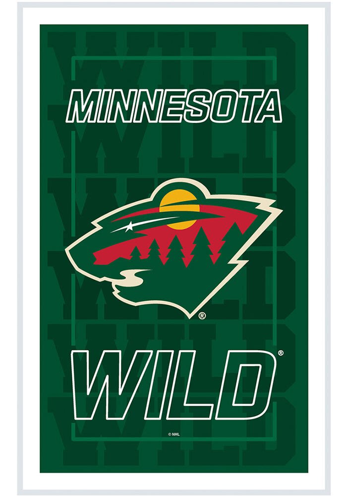 Minnesota Wild LED Lighted Wall Sign GREEN - 1415405