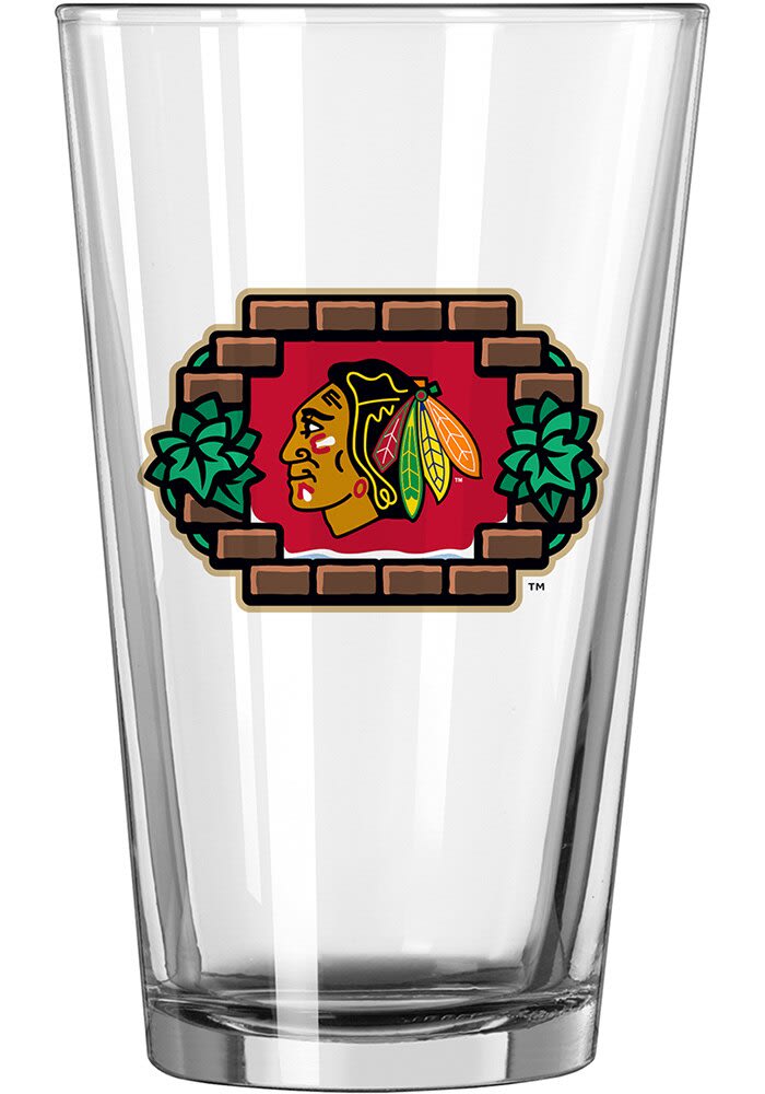 Chicago Blackhawks BLACK 2025 Winter Classic 16oz Pint Glass - 1416663